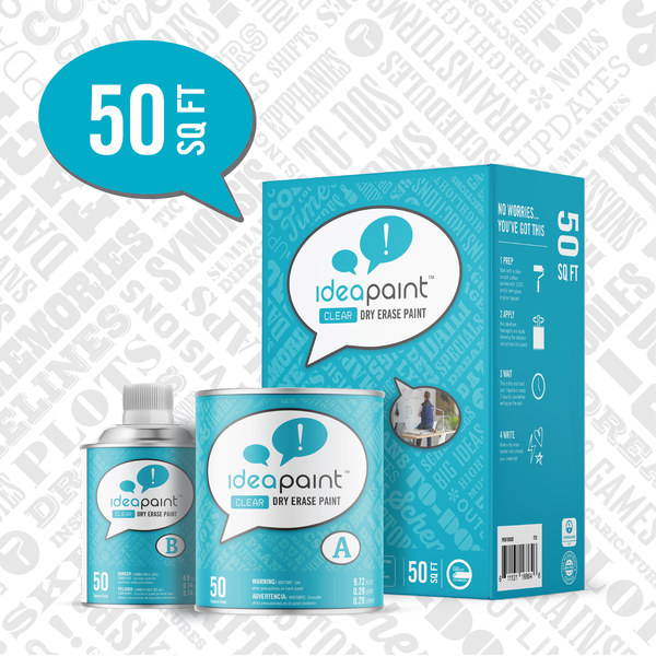 IdeaPaint Clear Dry Erase Paint - IdeaPaint US
